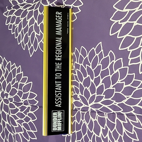 Hot Topic | Office | The Office Nameplate Assistant To The Regional ...